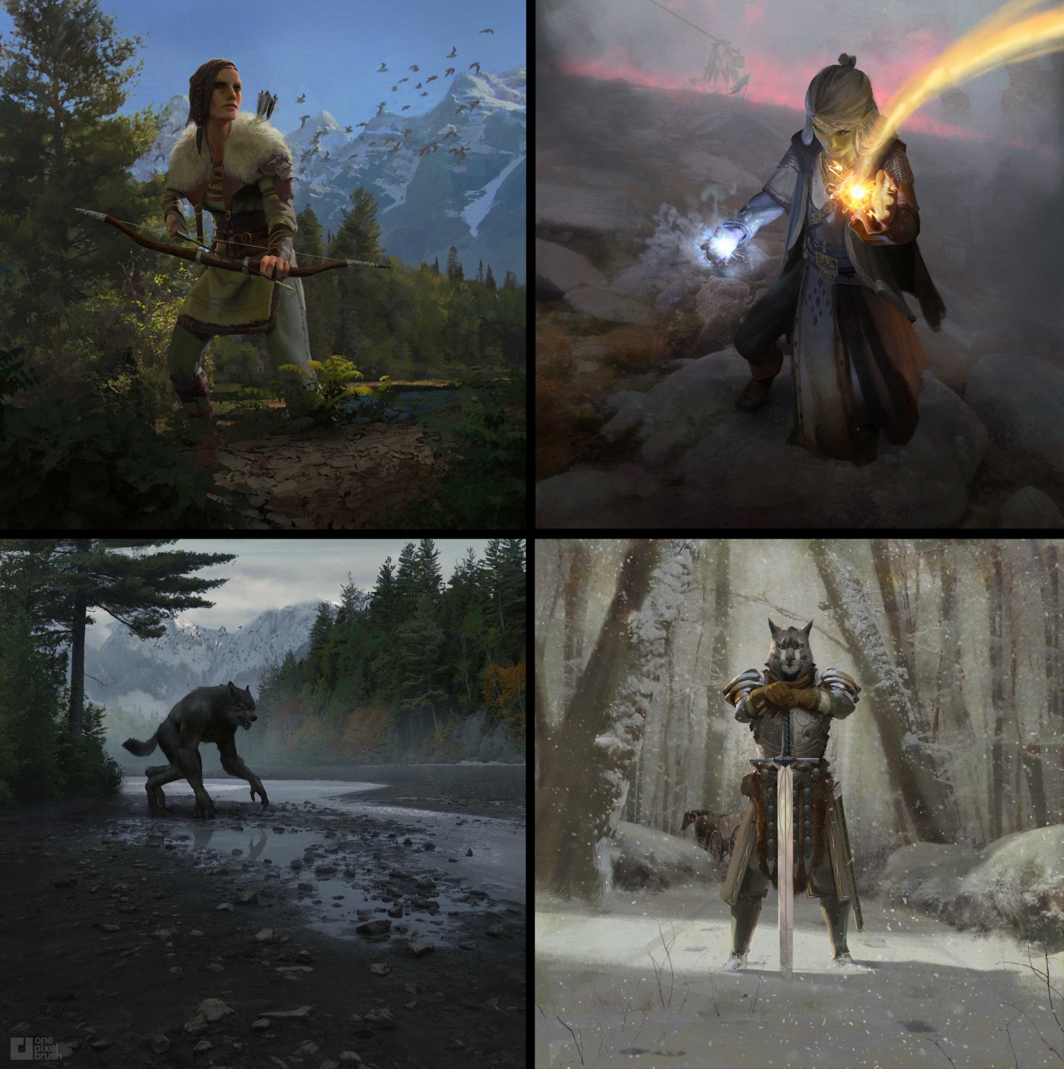 Keyart / Character – Design - One Pixel Brush